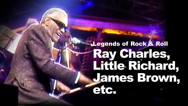 Ray Charles, Little Richard, James Brown, etc. Legends of Rock & Roll ...